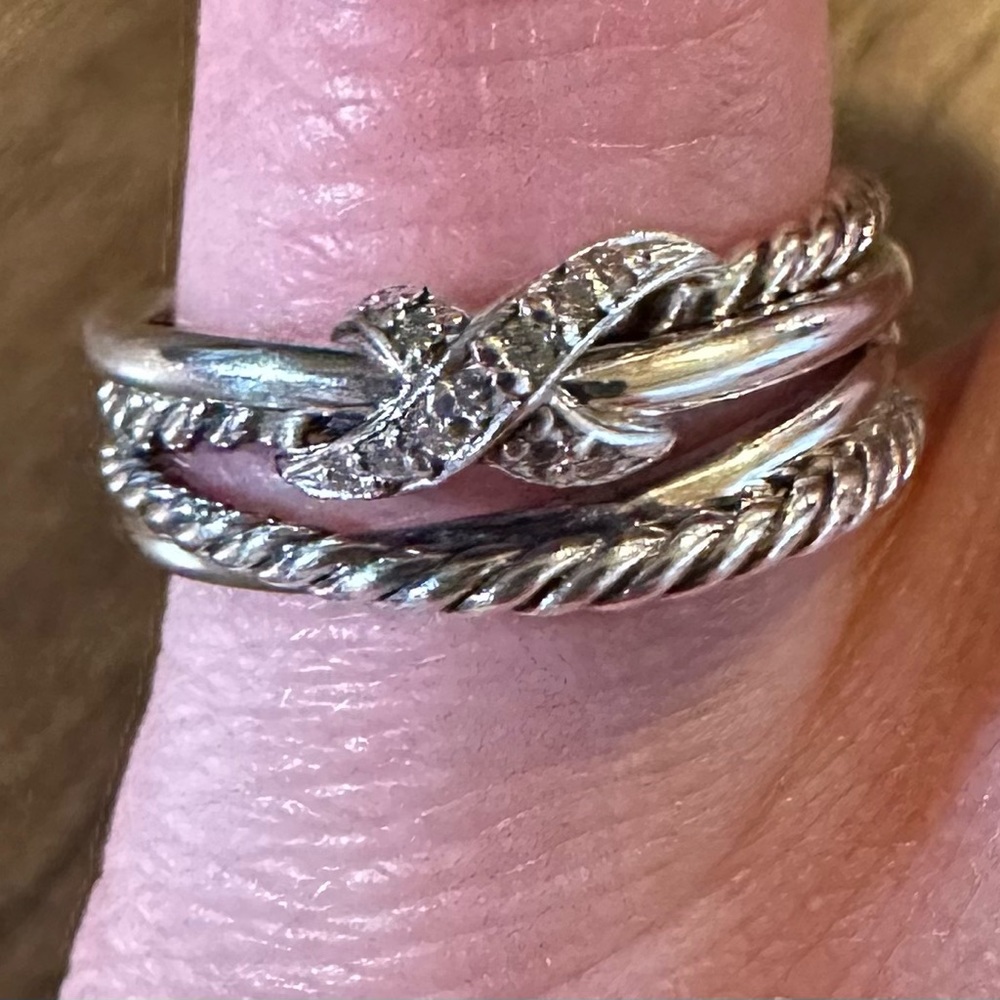 David Yurman X Crossover Band Ring - Gem